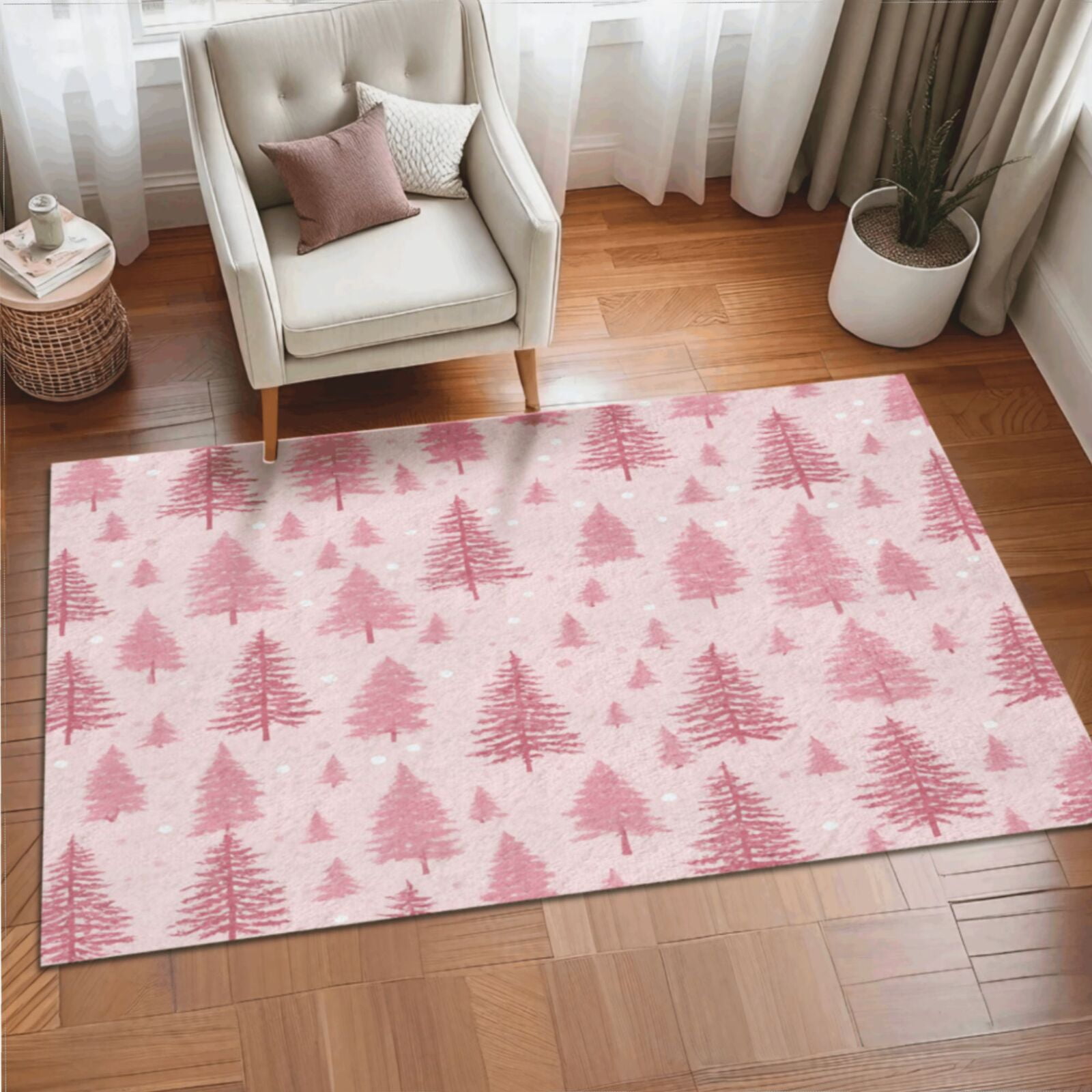 Soft Area Rug Washable Rug with Non Slip Backing, Max Size Low-Pile ...