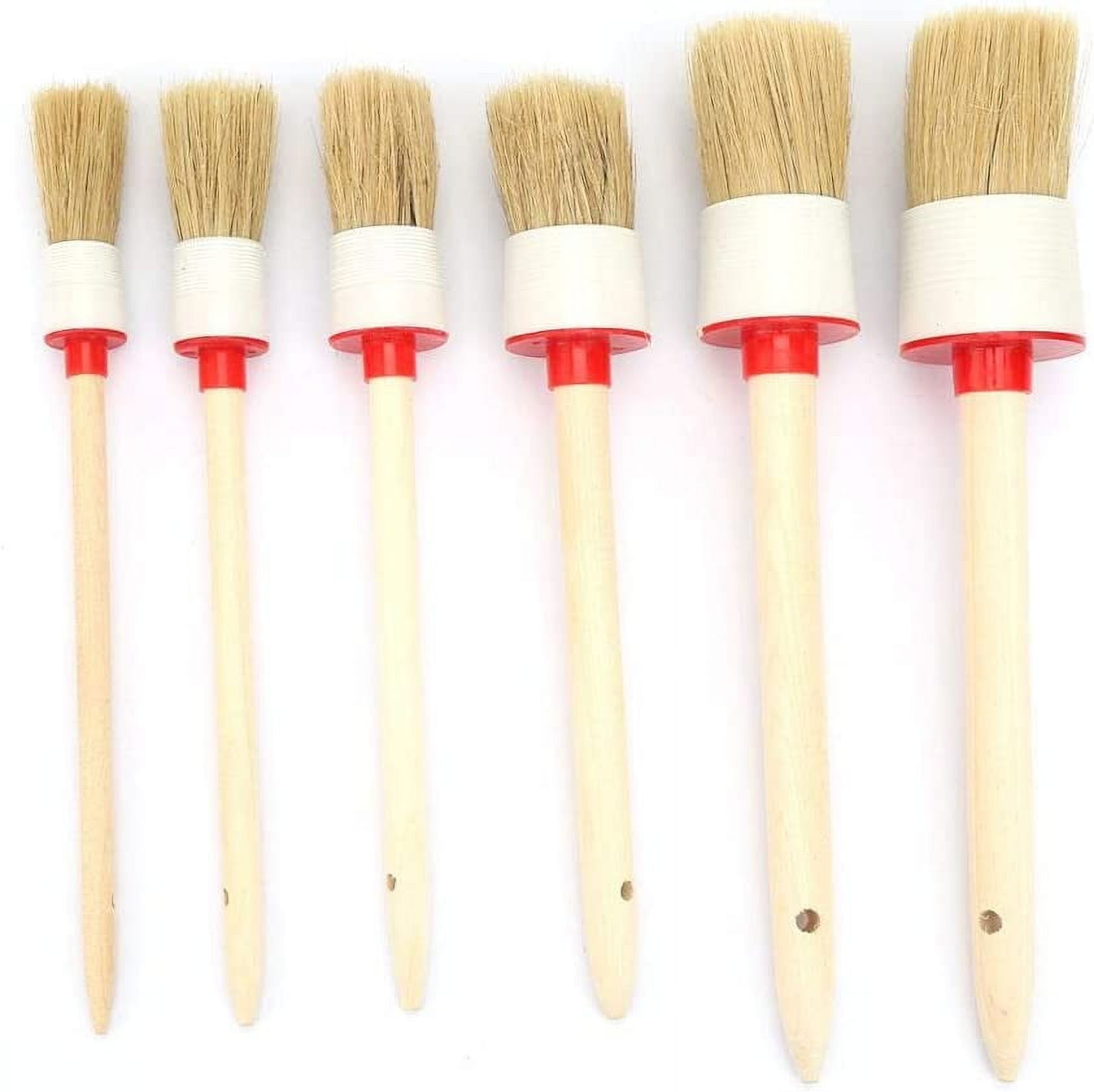 Soft Auto Detailing Brush Set, Boar Hair Car Detail Brushes for ...
