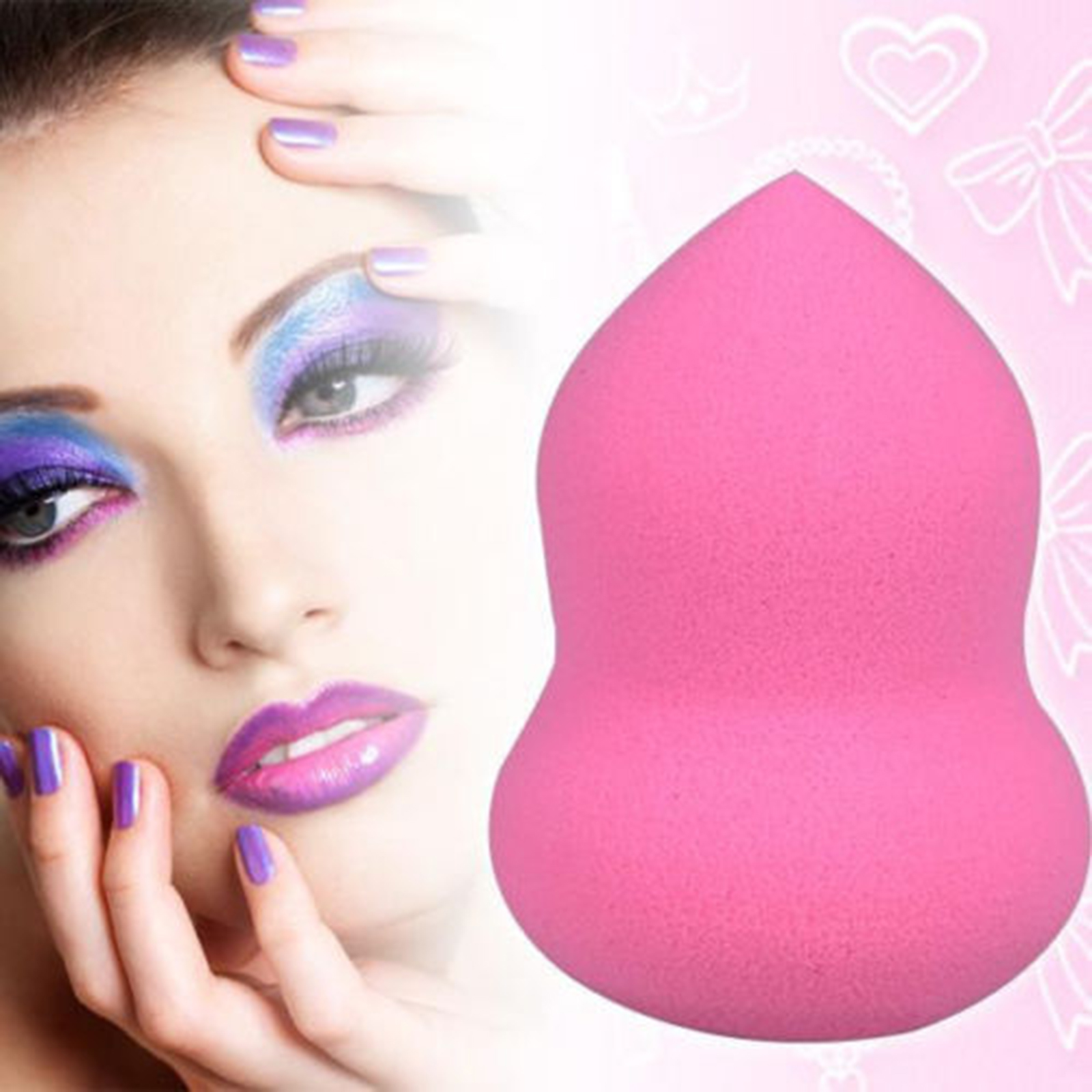 Soft BLENDER Makeup Sponge Blender Puff Flawless Smooth Powder ...