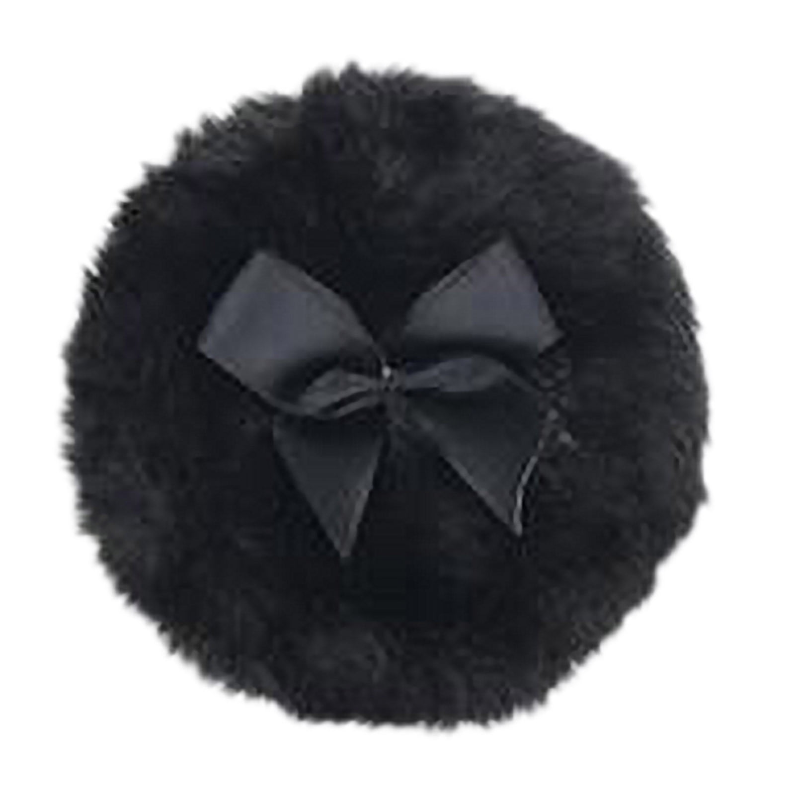 Soft Baby Powder Puff 35 Inch Round Facial Body Powder Puff With Bow ...