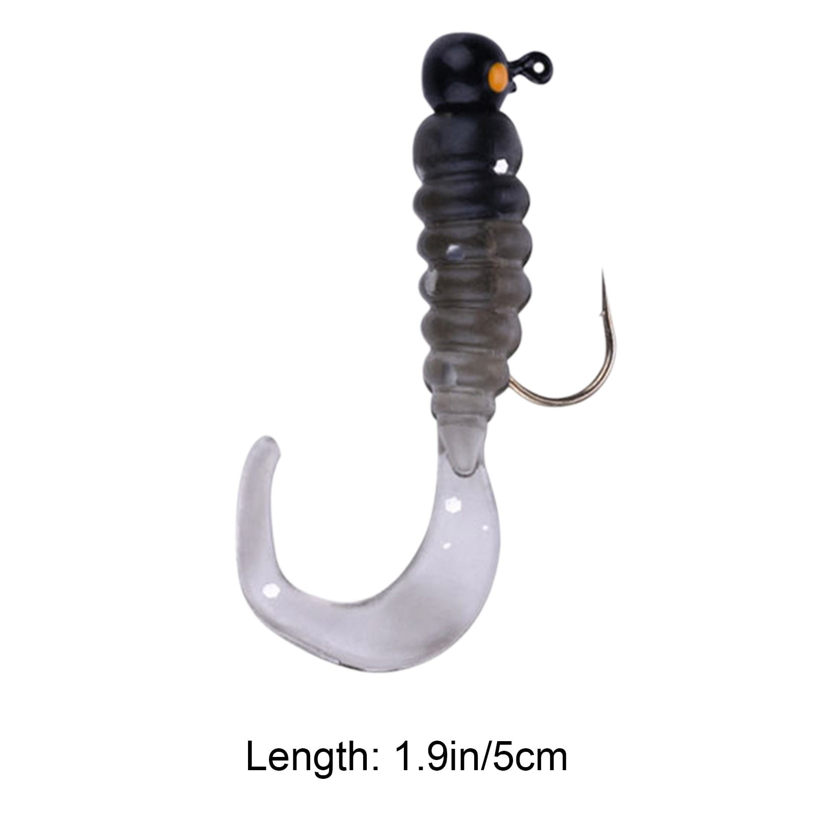 Soft Bait T-tail Fishing Small T-tail 1g-4g Road Runner Lead Head Hook ...