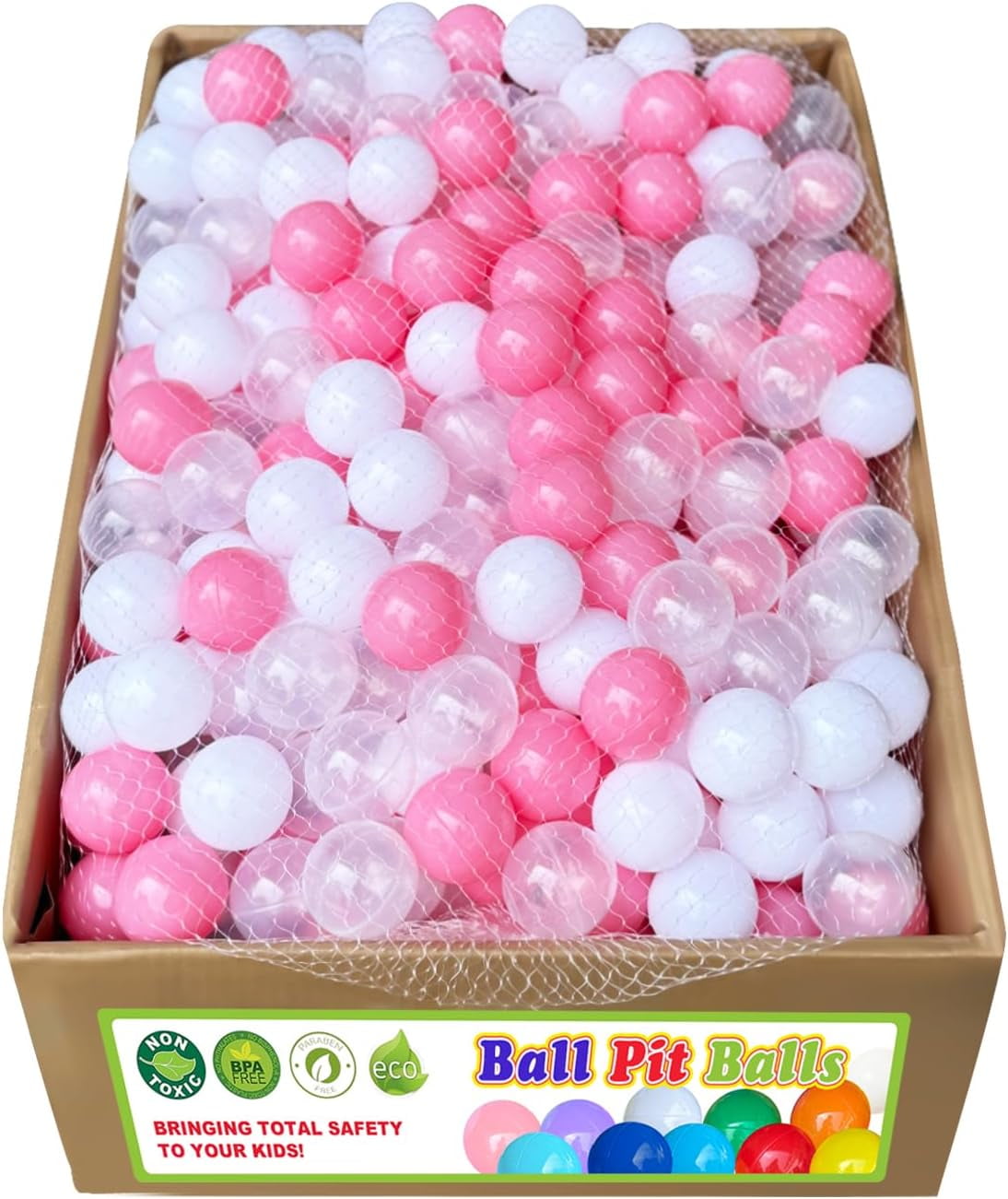 Soft Ball Pit Balls 200/500/1000/2000 Count Plastic Play Pit Balls for ...