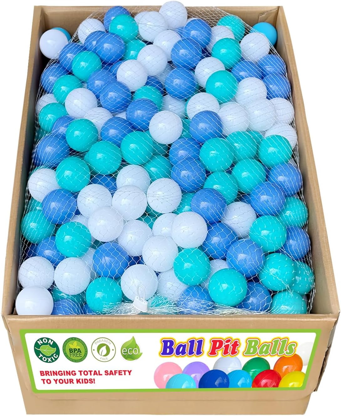 Soft Ball Pit Balls 200/500/1000/2000 Count Plastic Play Pit Balls for ...