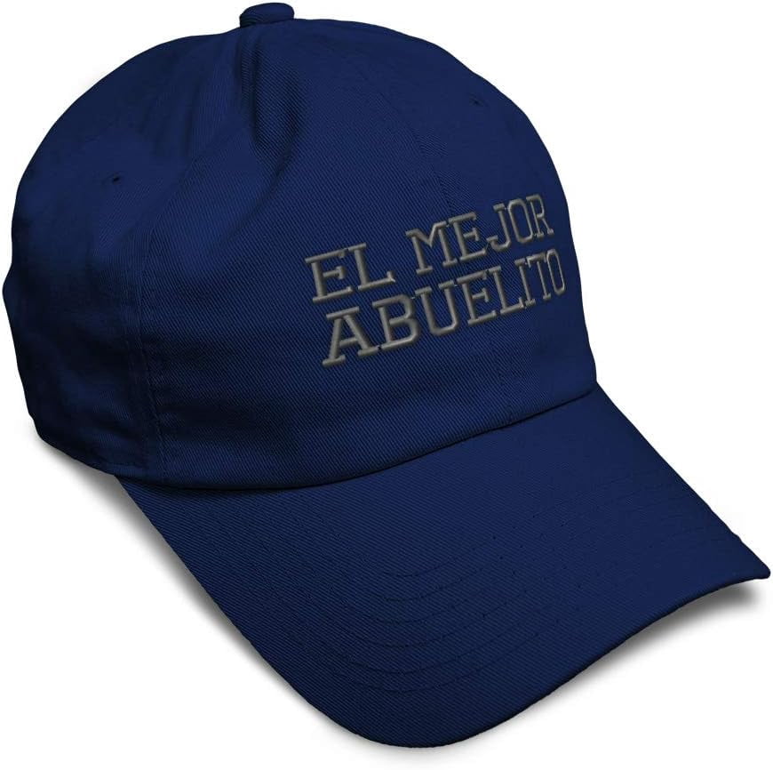 Soft Baseball Cap El Mejor Abuelito Grandpa A Grandpa Grandfather ...