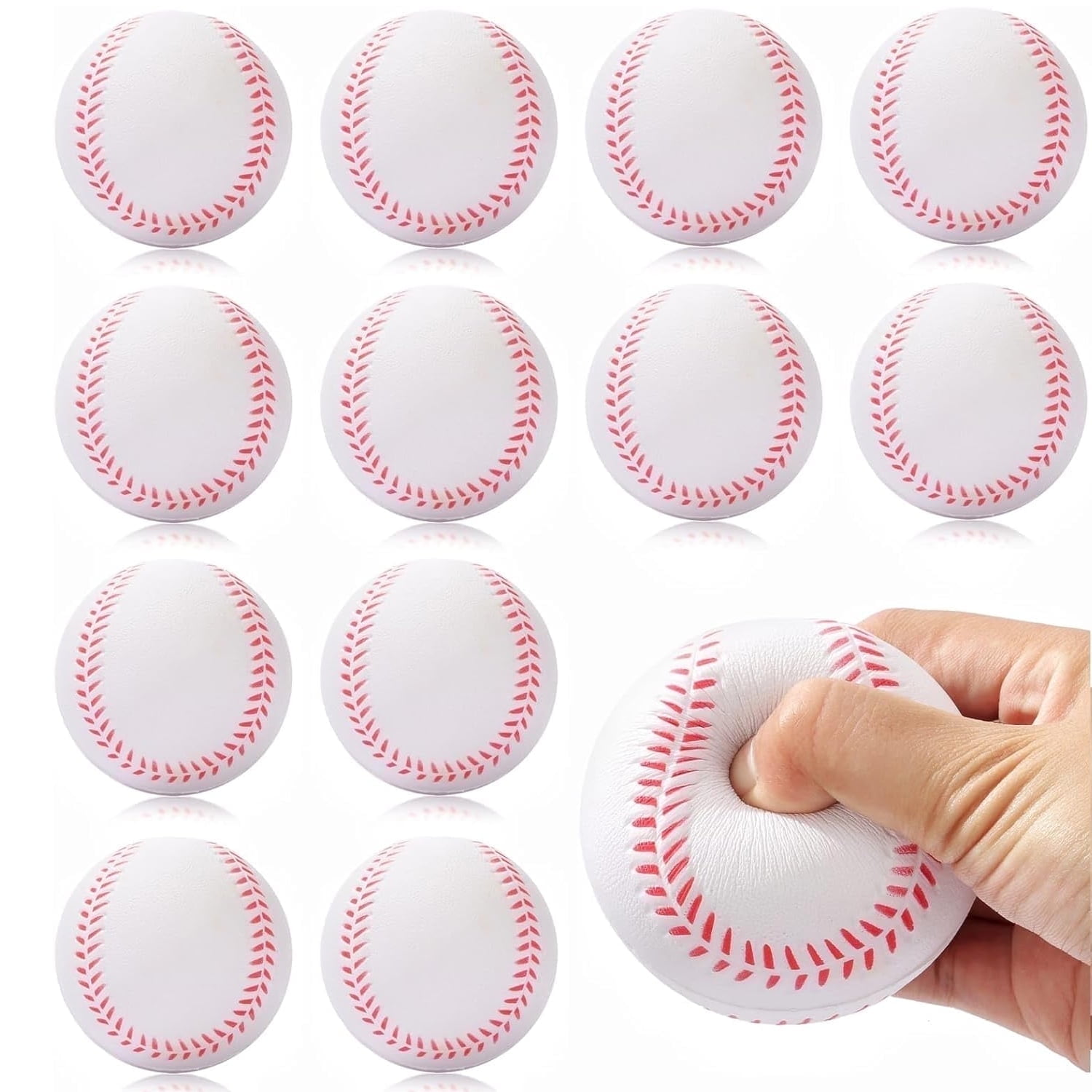 Xueyu Foam Baseballs 6 Pack Soft Safe Training Balls for Indoor Outdoor ...