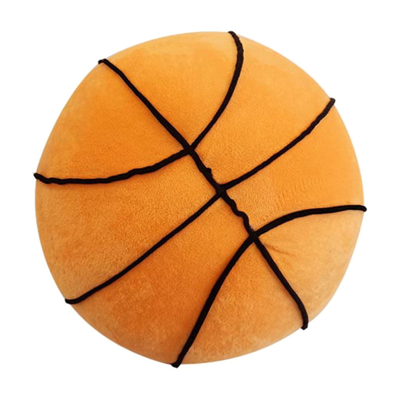 Soft Basketball Pillow Plush Toy Spherical Stuffed Animal For Kids ...