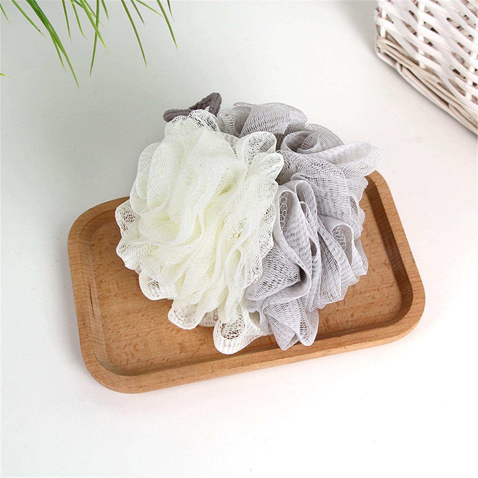Soft Bath Ball with Lanyard for Adults & Gentle-Friendly Shower Sponge ...