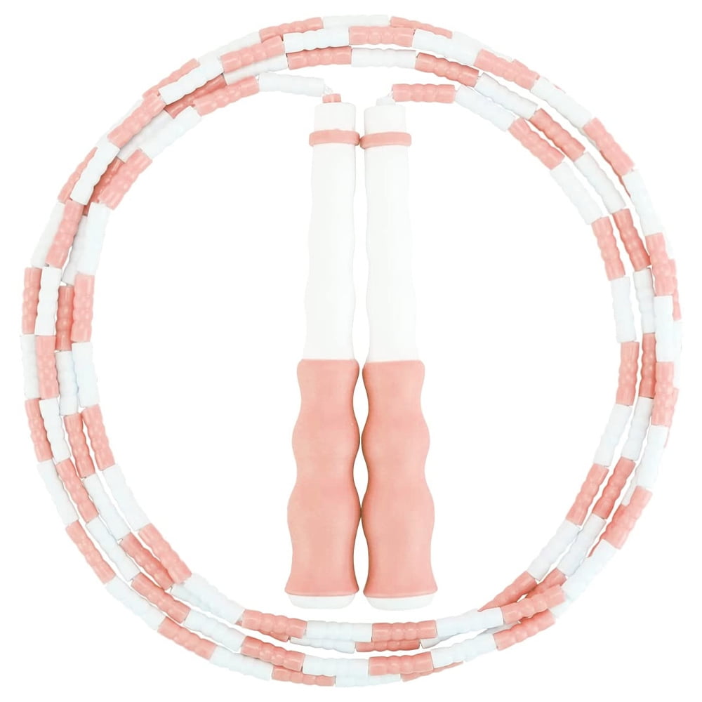 Soft Beaded Jump Rope, Adjustable Tangle - Free Segmented Fitness ...
