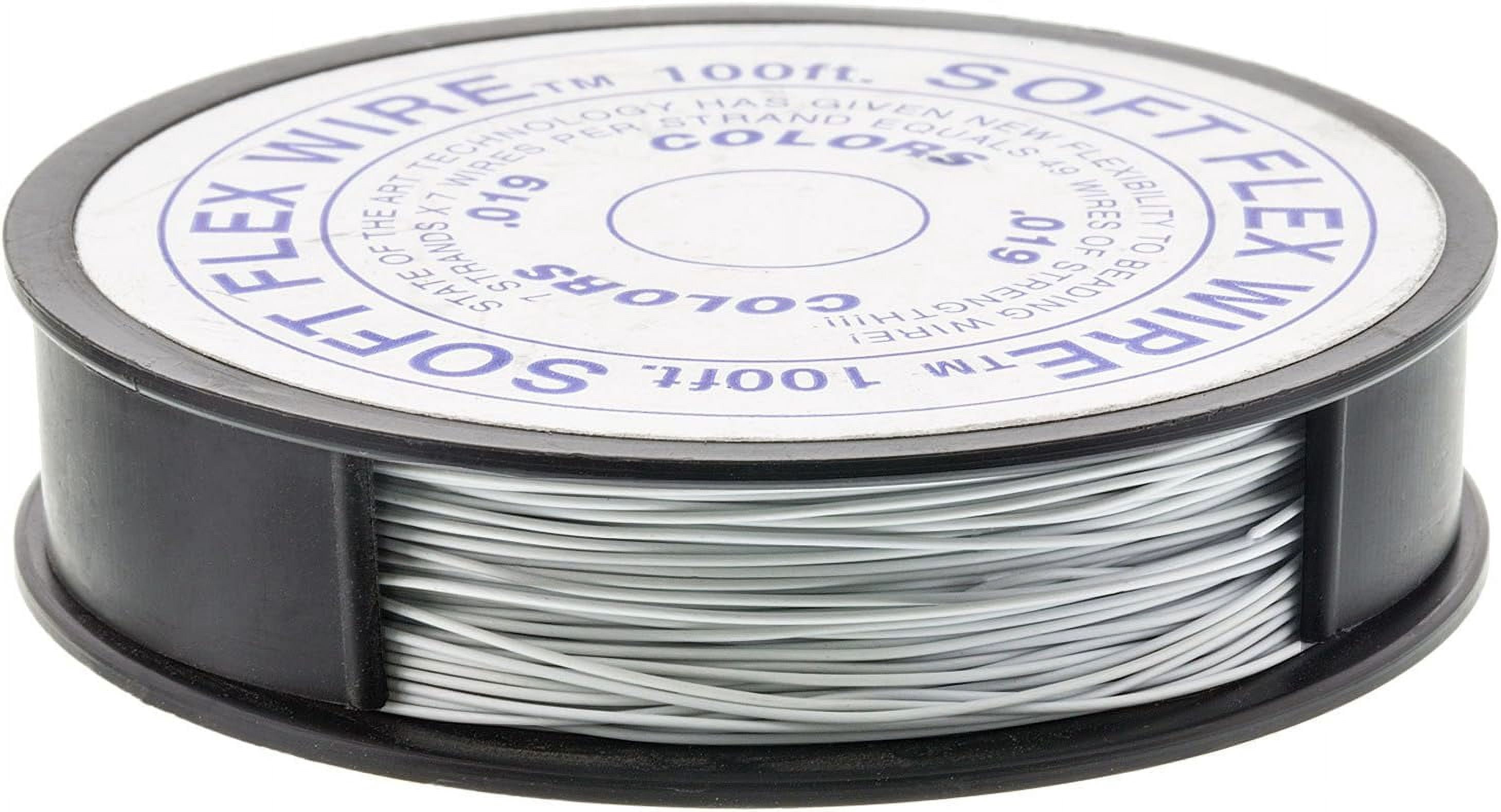 Soft Beading Wire, White, .019 Inch, 100 Feet | BDC-420.01 - Walmart.com
