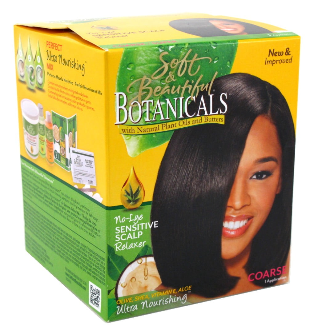 Soft & Beautiful Botanicals Relaxer Kit Coarse (Pack of 3) - Walmart.com