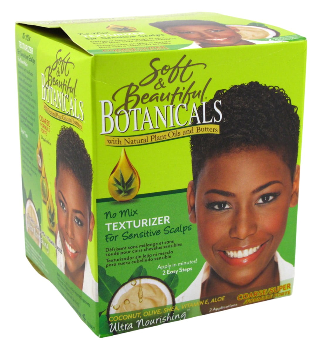 Soft & Beautiful Botanicals Texturizer Kit Coarse/Super (Pack of 3 ...