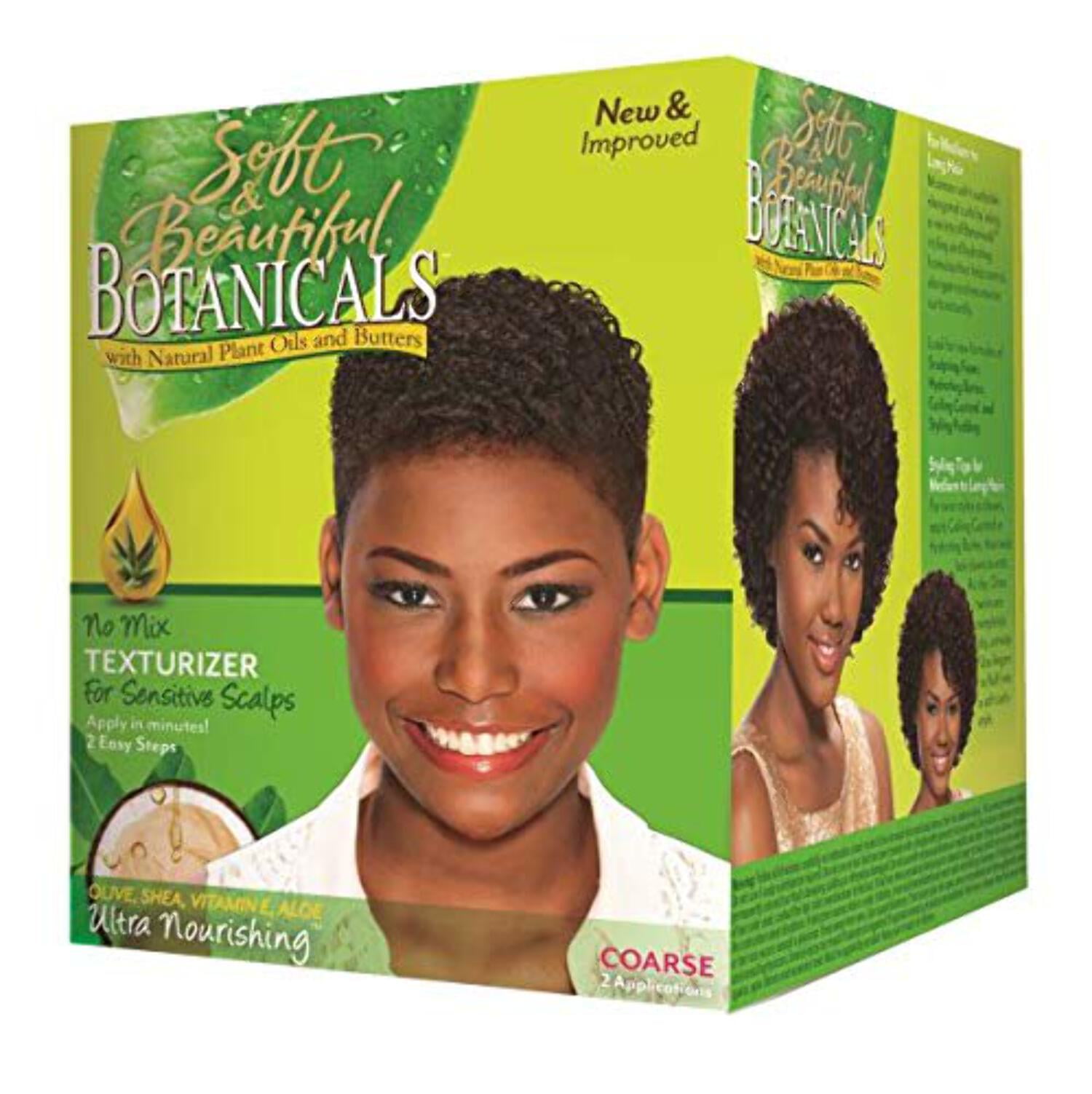 Soft & Beautiful Botanicals No-Mix Texturizer for Coarse Hair - Walmart.com