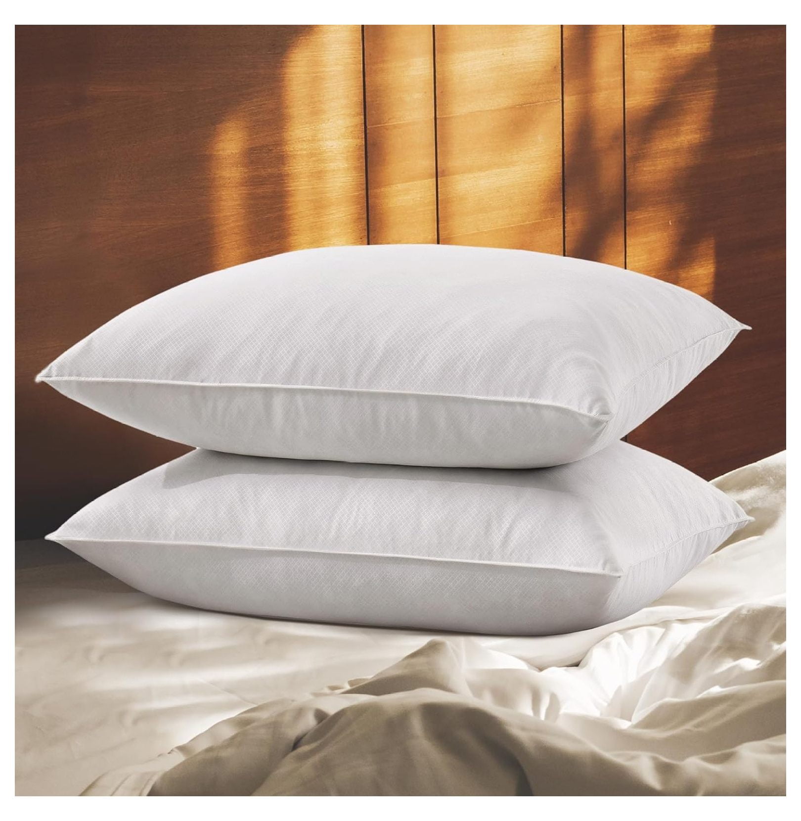 Soft Bed Pillows for Sleeping, Goose Feather Down Pillows Hotel ...