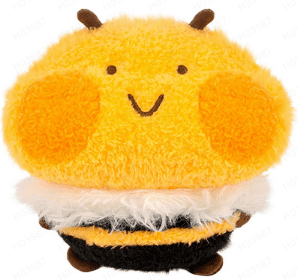 Soft Bee Stuffed Animal Plush Toy Cute Fuzzy Bumblebee Plushies Doll ...