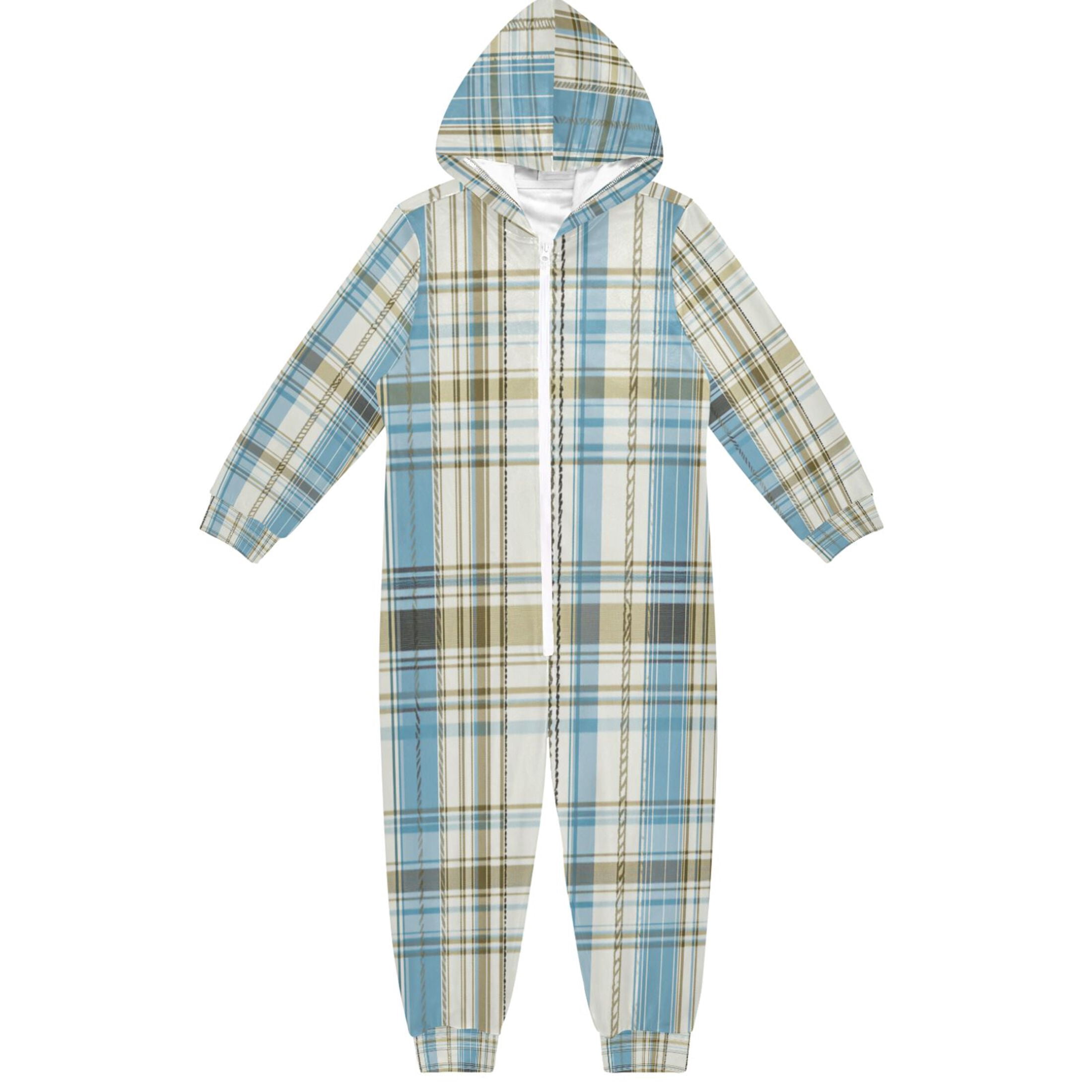 Soft Big Kids Onesie Pajamas Cozy Loose-Fit Jumpsuits for kids with ...