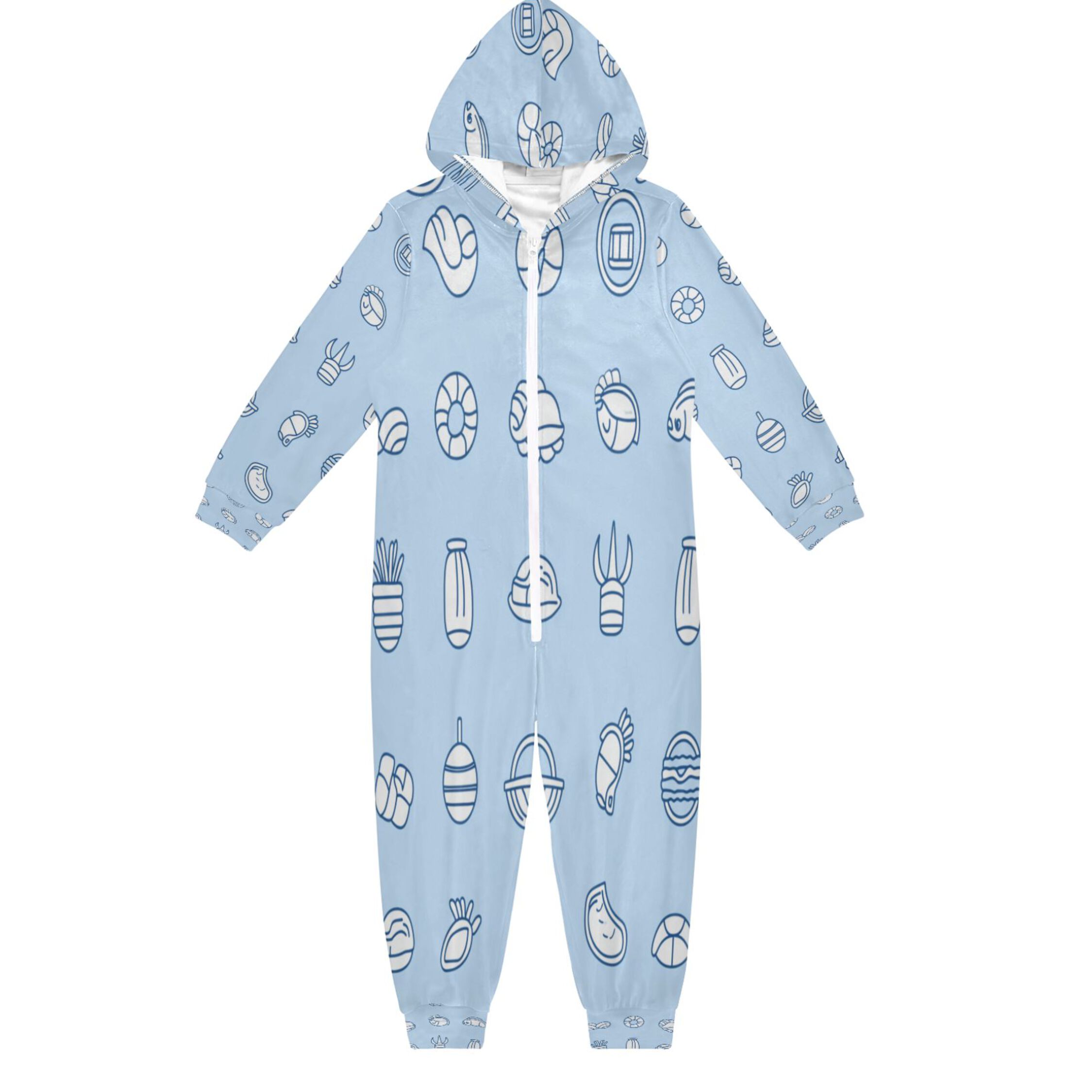 Soft Big Kids Onesie Pajamas Cozy Loose-Fit Jumpsuits for kids with ...