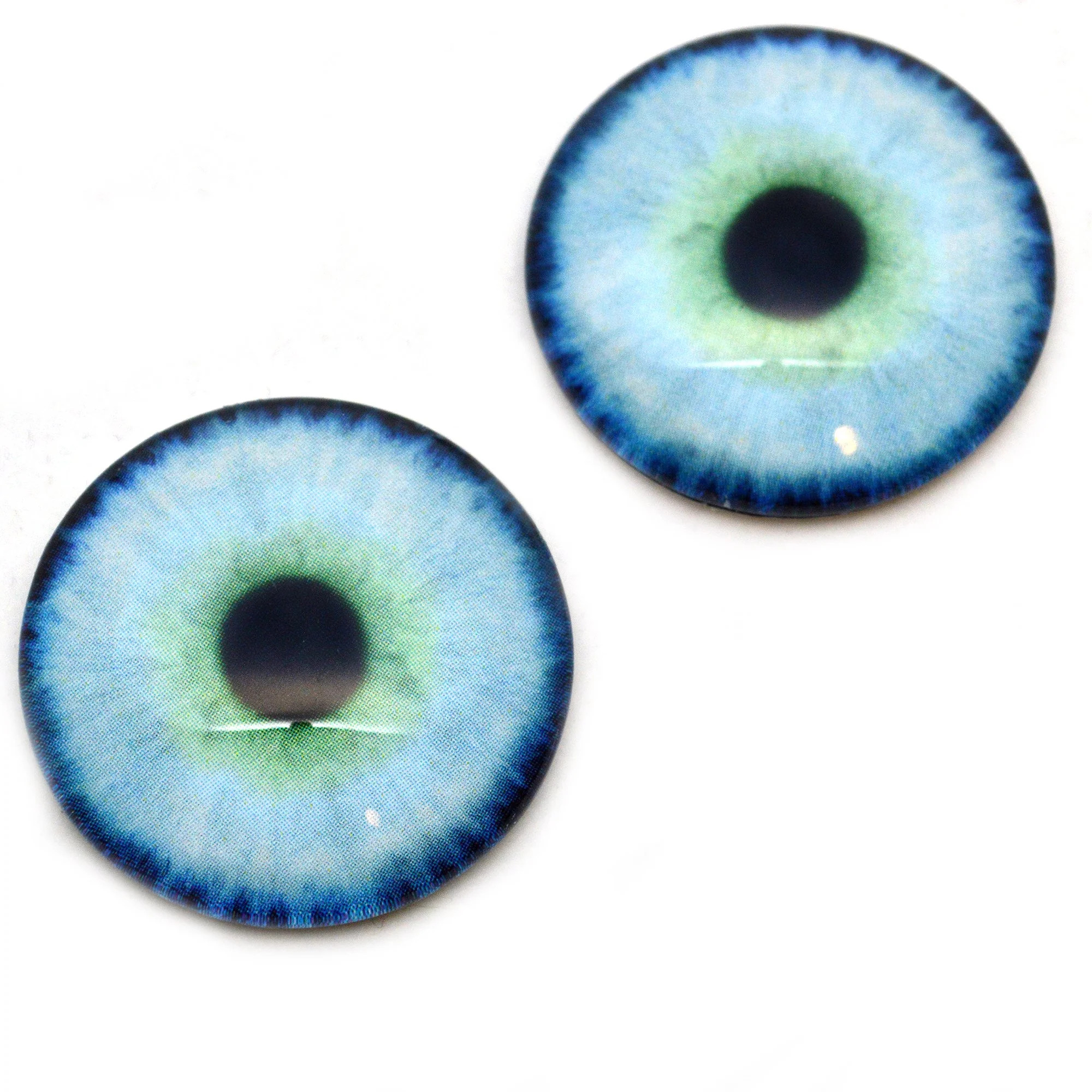 Soft Blue and Green Human Inspired Glass Eyes - Walmart.com
