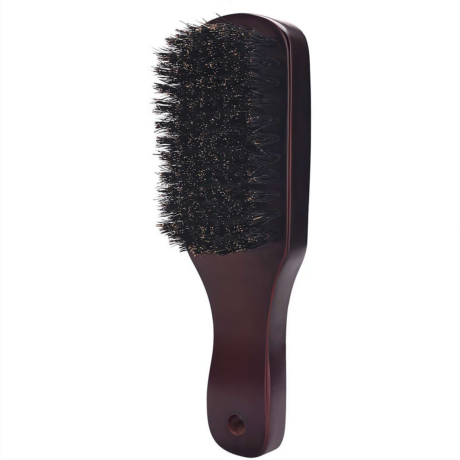Soft Boar Bristle Slick Back Hair Brush - Hairbrush for Smoothing ...