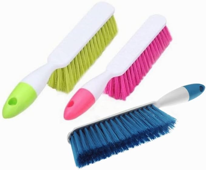 Soft Bristle Bed Sheets Sweeping Cleaning Brush with Long Hand, Counter ...