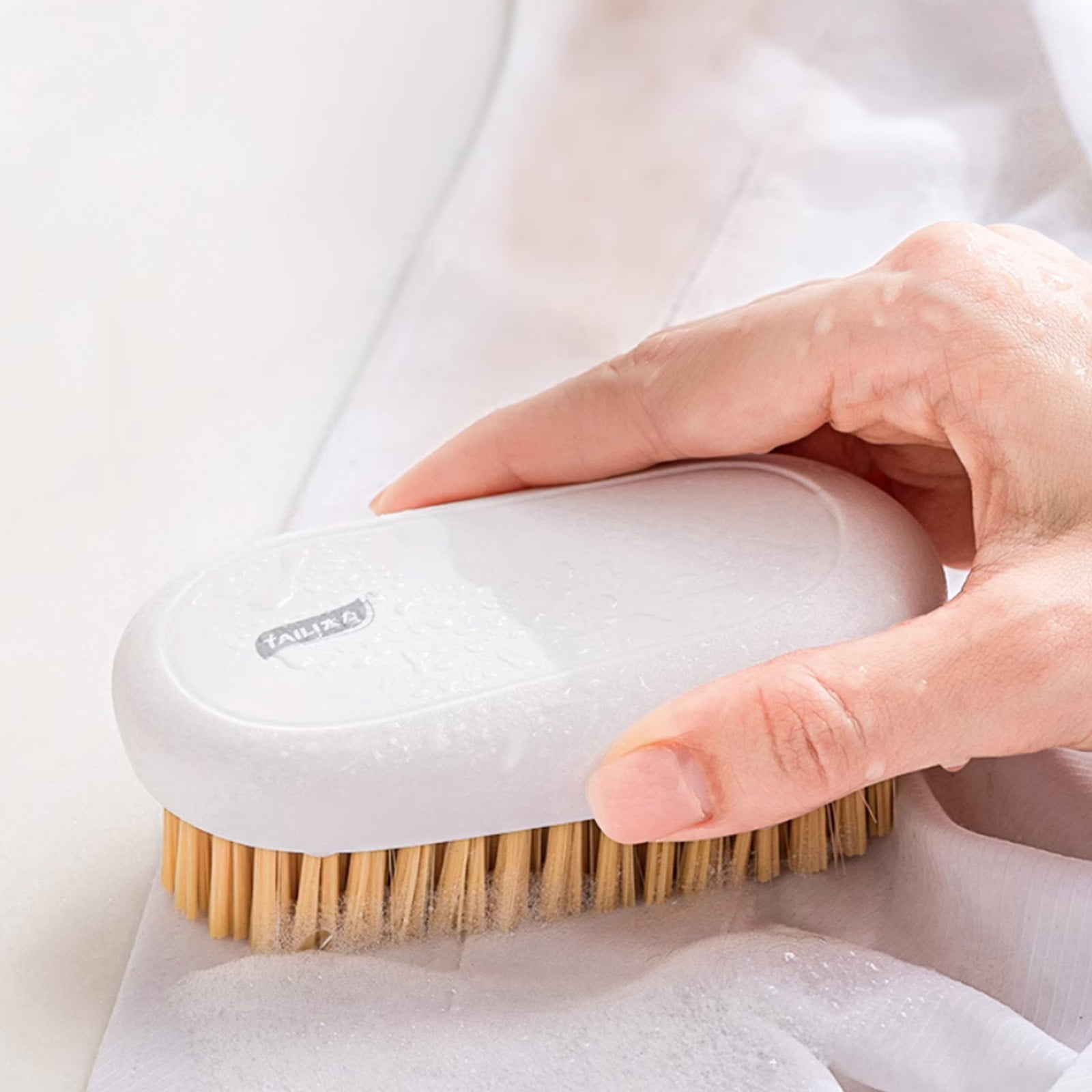 Soft Bristle Cleaning Brush Silicone Laundry Stain Brush Small ...