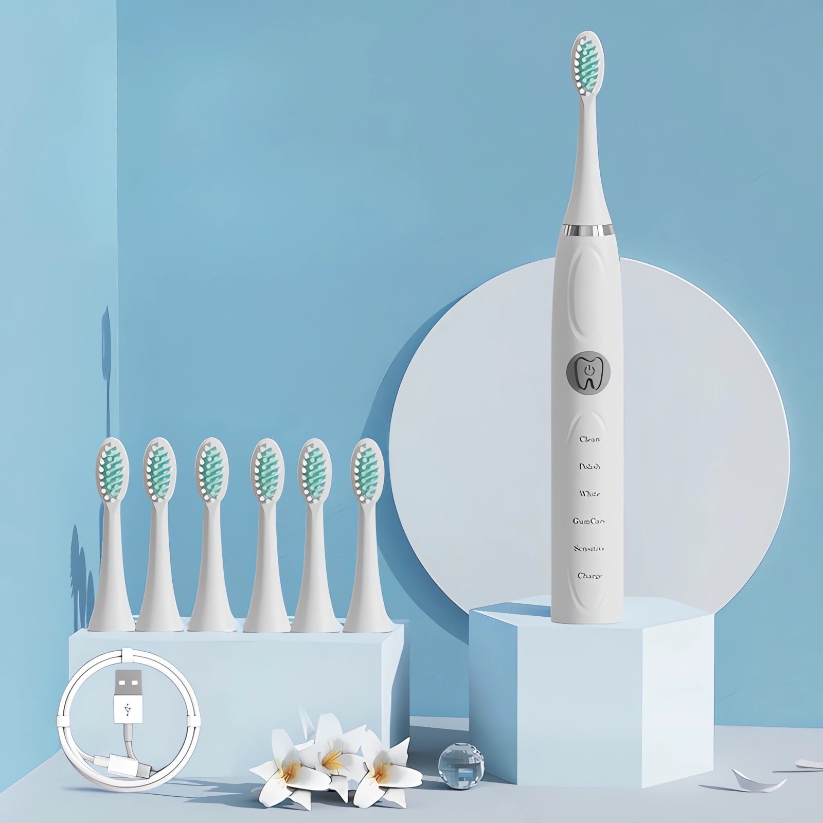 Soft Bristle Rechargeable Toothbrush, Electric Toothbrush, Advanced ...