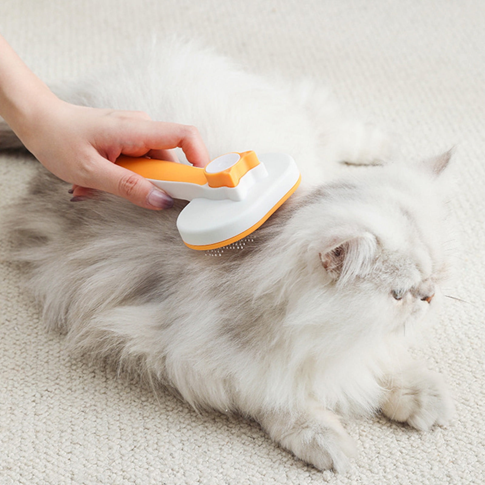 Soft Bristle Scalp Shampoo Brush,Wet and Dry Hair Scrubber for Dandruff ...