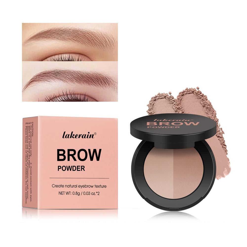 Soft Brown Eyebrow Powder Duo - Create Natural Looking Brows - Walmart.com
