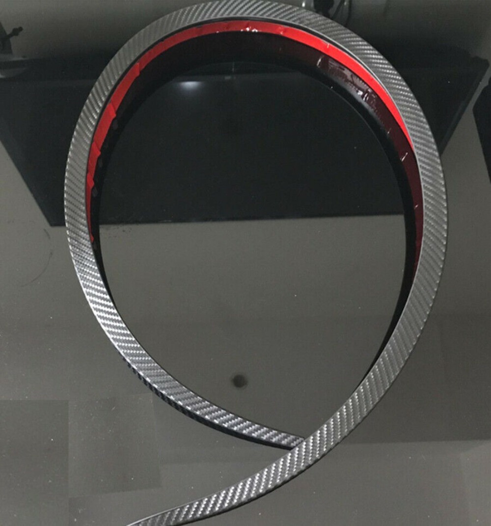 Soft Car Universal Rear Trunk Spoiler Tail Lip Wing Sticker Exterior ...