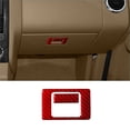 Soft Carbon Fiber Car Interior Decor Kits Red Carbon Fiber Interior ...