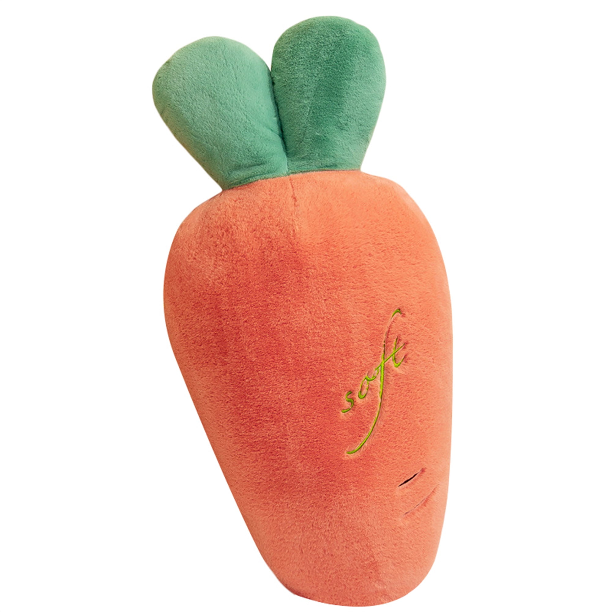 Soft Carrot Throw Pillow Plush Cute Carrot Hugging Pillow Stuffed ...