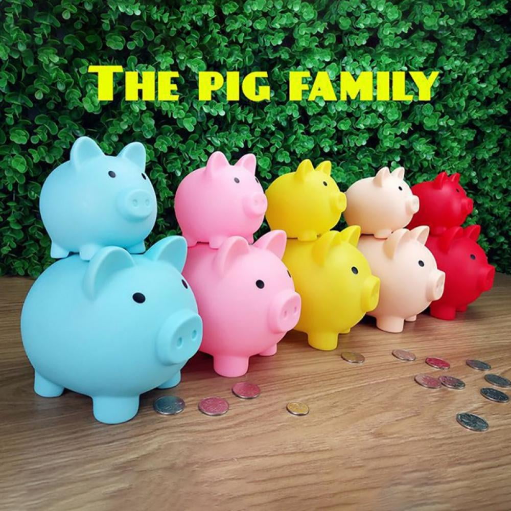 Soft Cartoon Piggy Money Savings Box Coin Saver Bank Kid's Money ...