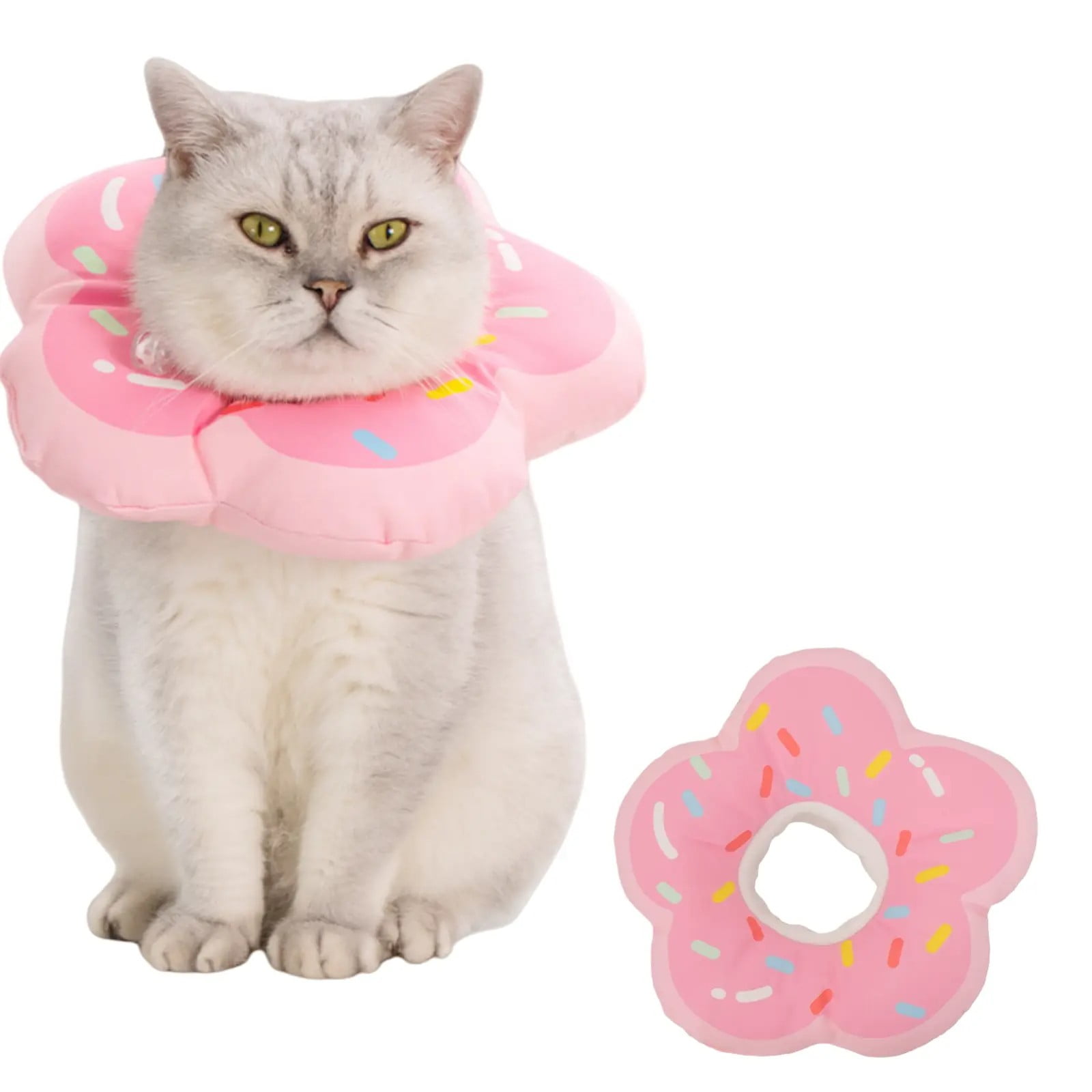 Soft Cat Recovery Collar Adjustable for Cats Collar Alternative to Stop ...