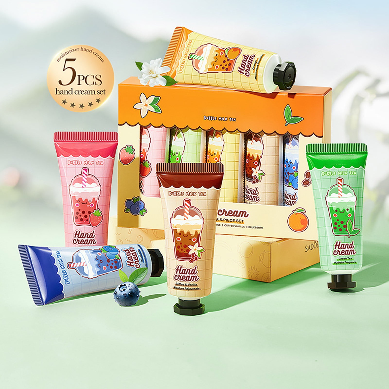 Soft Cheese Hand Cream Set Moisturizing Nourishing Texture For Dry ...