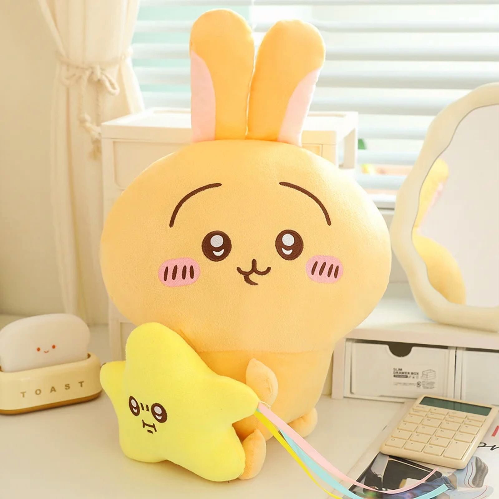 Soft Chiikawa Hold Star Plush Toy Hachiware Usagi Plushies Stuffed ...