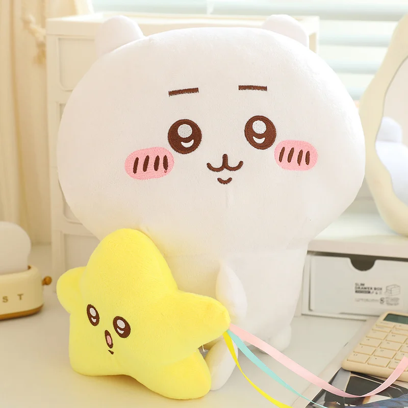 Soft Chiikawa Hold Star Plush Toy Hachiware Usagi Plushies Stuffed ...