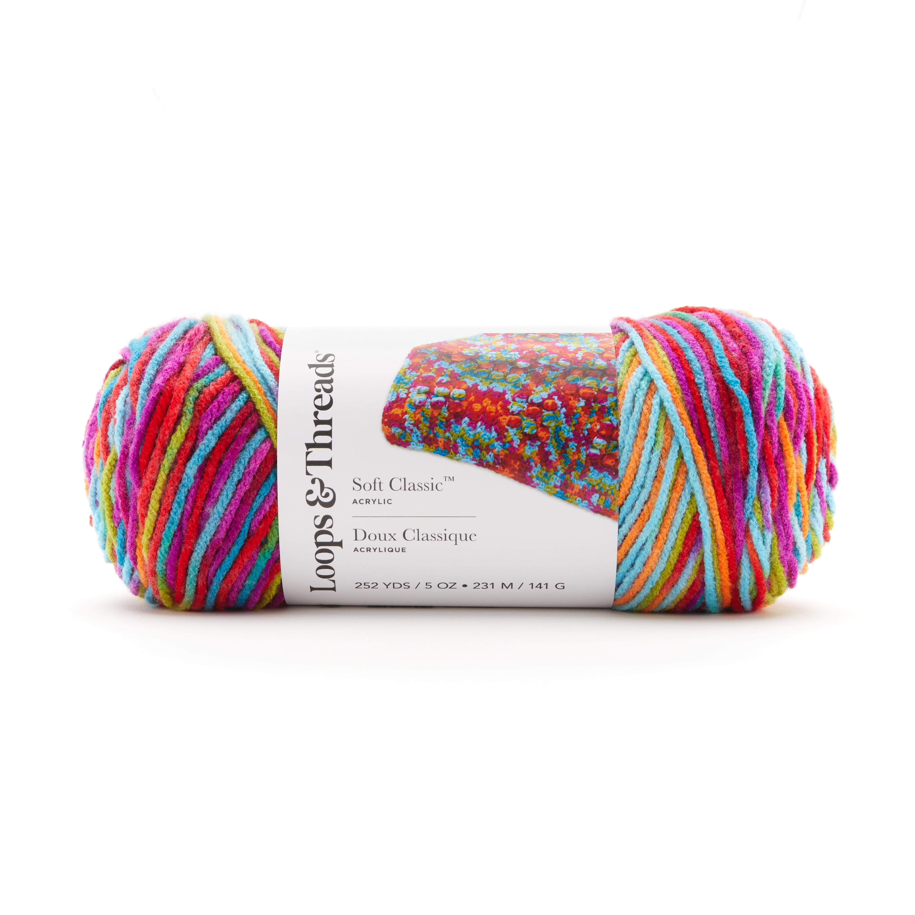 Loops & Threads Soft Classic Ombre Yarn - Bulk 12 Pack for Knitting ...