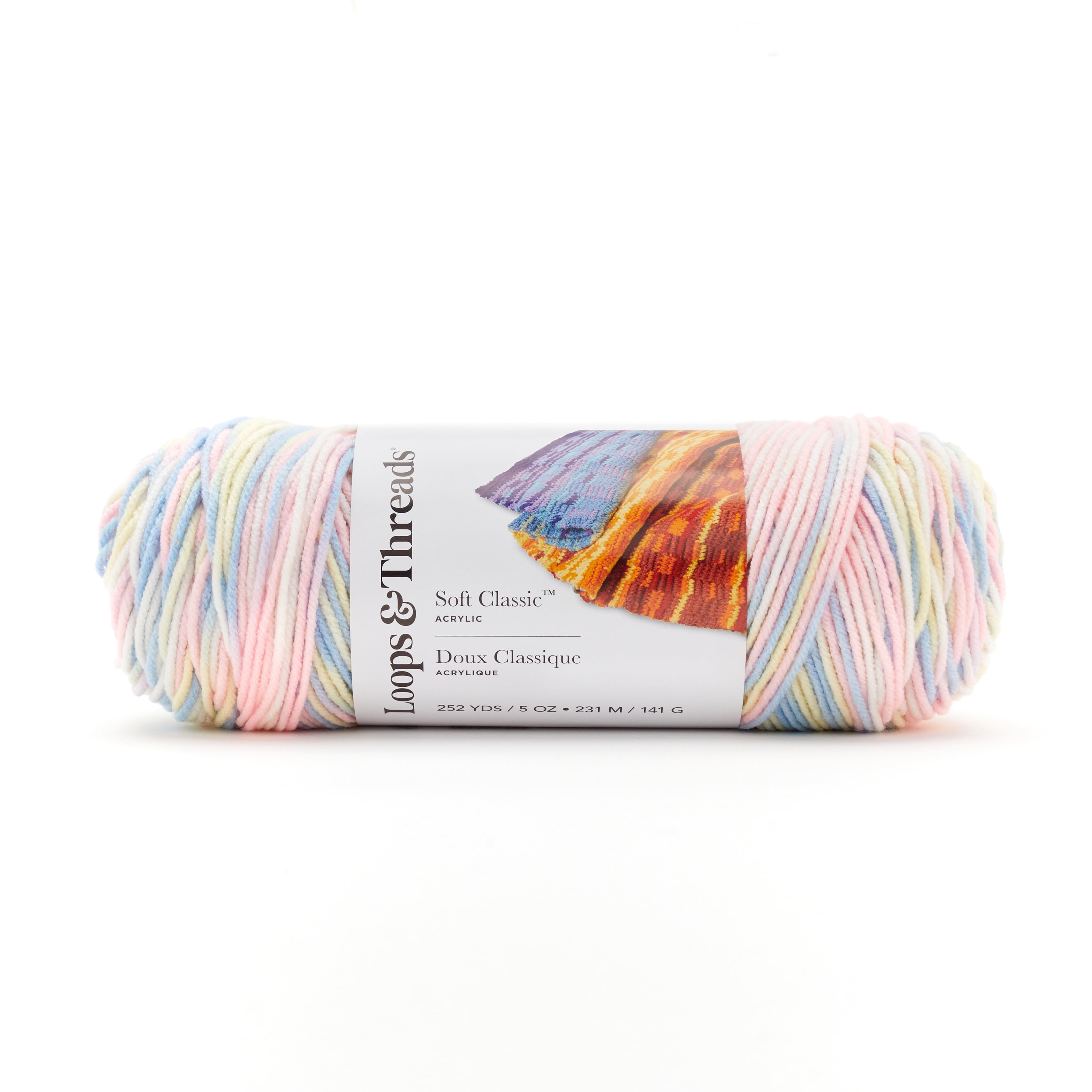 Loops & Threads Soft Classic Multi Ombre Yarn - Knitting, Crochet ...