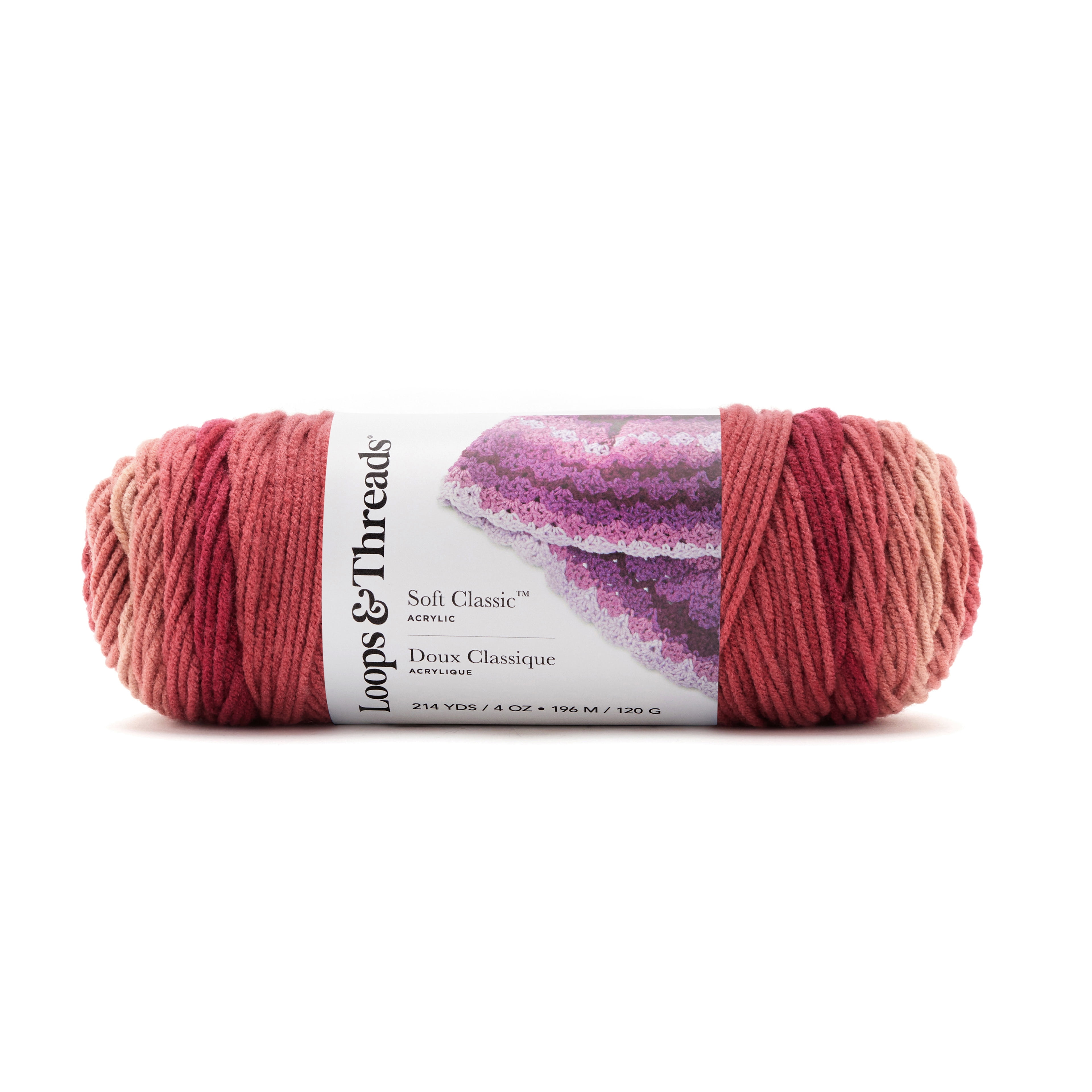 Soft Classic Ombre Yarn by Loops & Threads - Ombre Yarn for Knitting ...