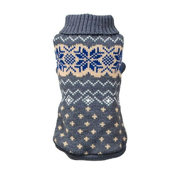 Soft Classic Sweater for Dogs and Cats with Snowflake Pattern, Size XS ...