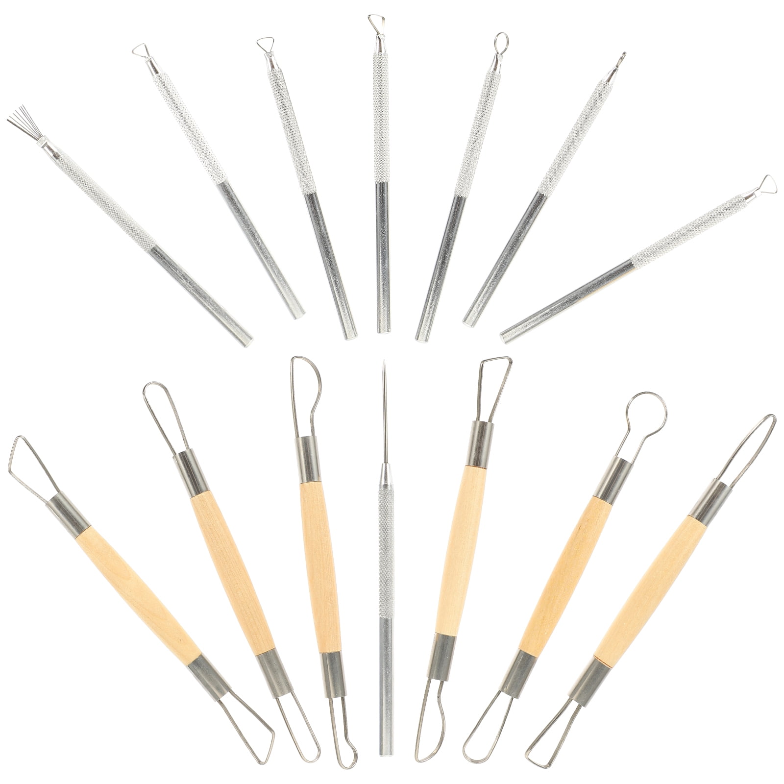 Soft Clay Molding Ceramic Tools Carving Metal Scraper Hand-carved ...