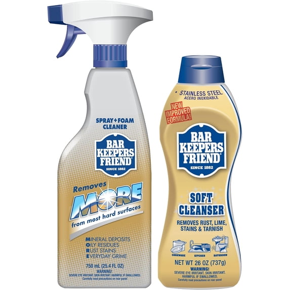 Soft Cleanser (26 oz) MORE Spray + Foam (25.4 oz) Multipurpose Cleaner ...