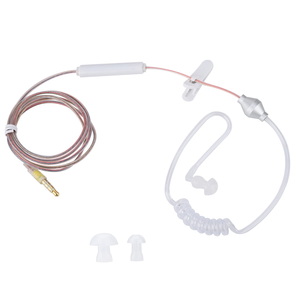 Soft Clear Air Tube Earphone with Built-in Microphone, 3.5mm Jack ...
