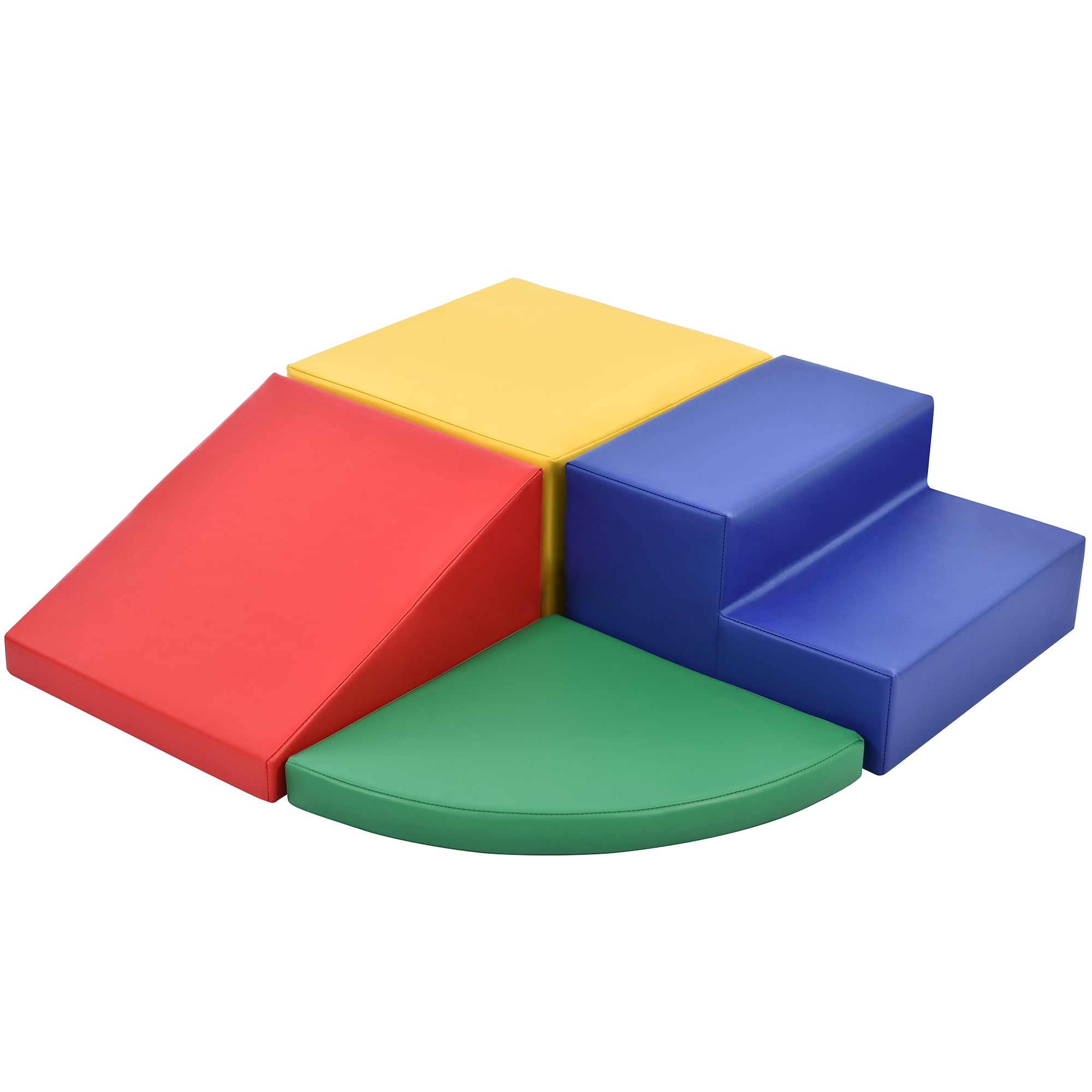 Soft Climb and Crawl Foam Playset, 4 Pieces Safe Soft Foam Nugget Block ...