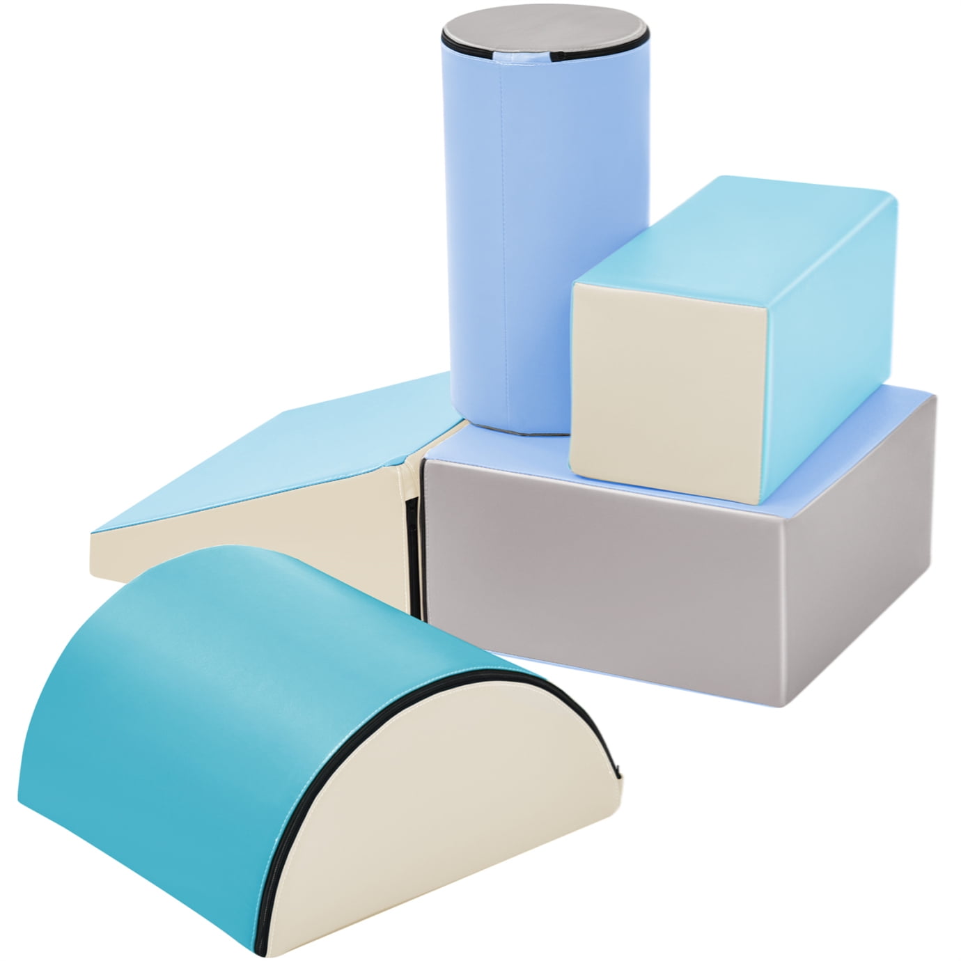 Soft Climbing Blocks, Soft Climb and Crawl Foam Playset, Safe Soft Foam ...