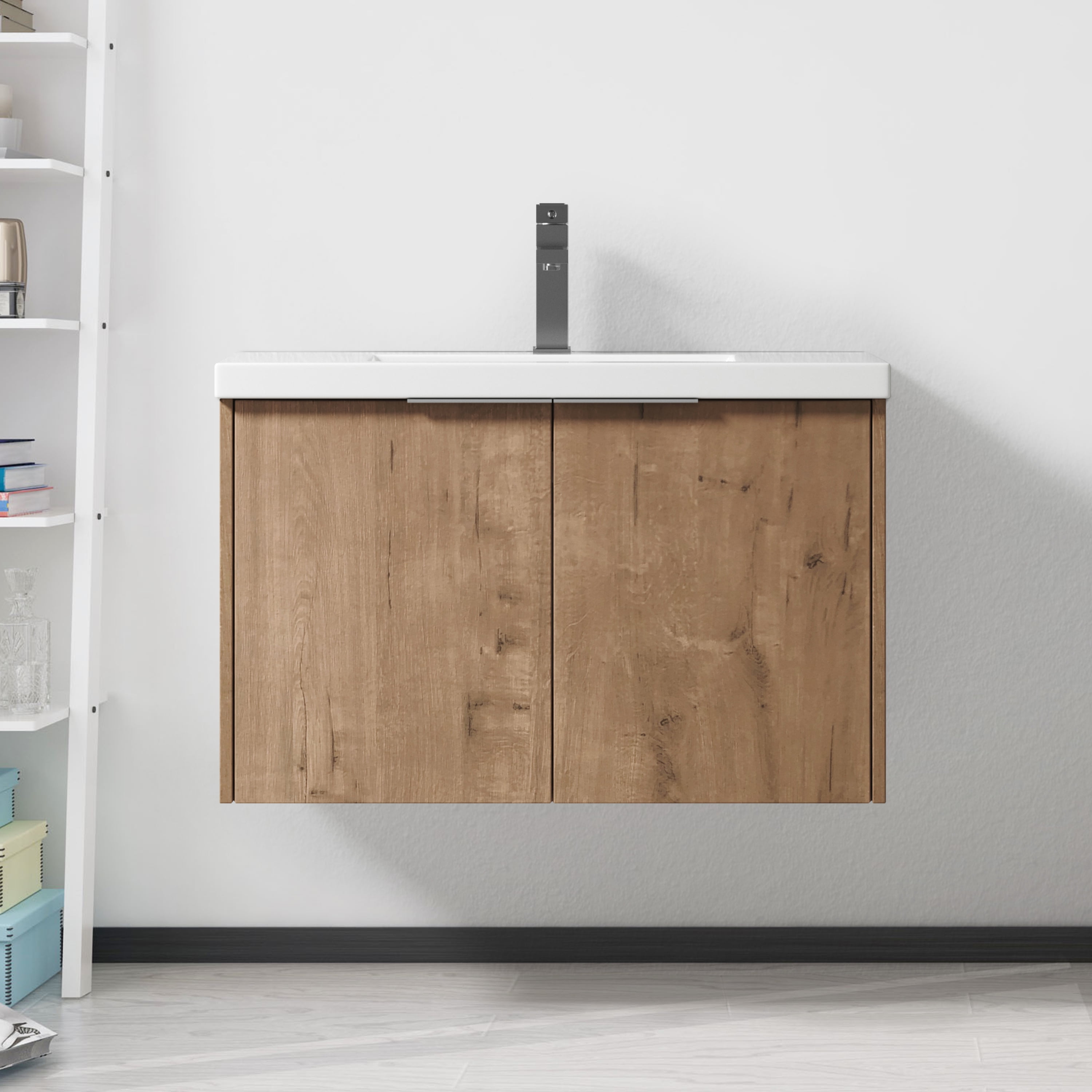 Soft Close Doors Bathroom Vanity With Sink,30 Inch For Small Bathroom ...
