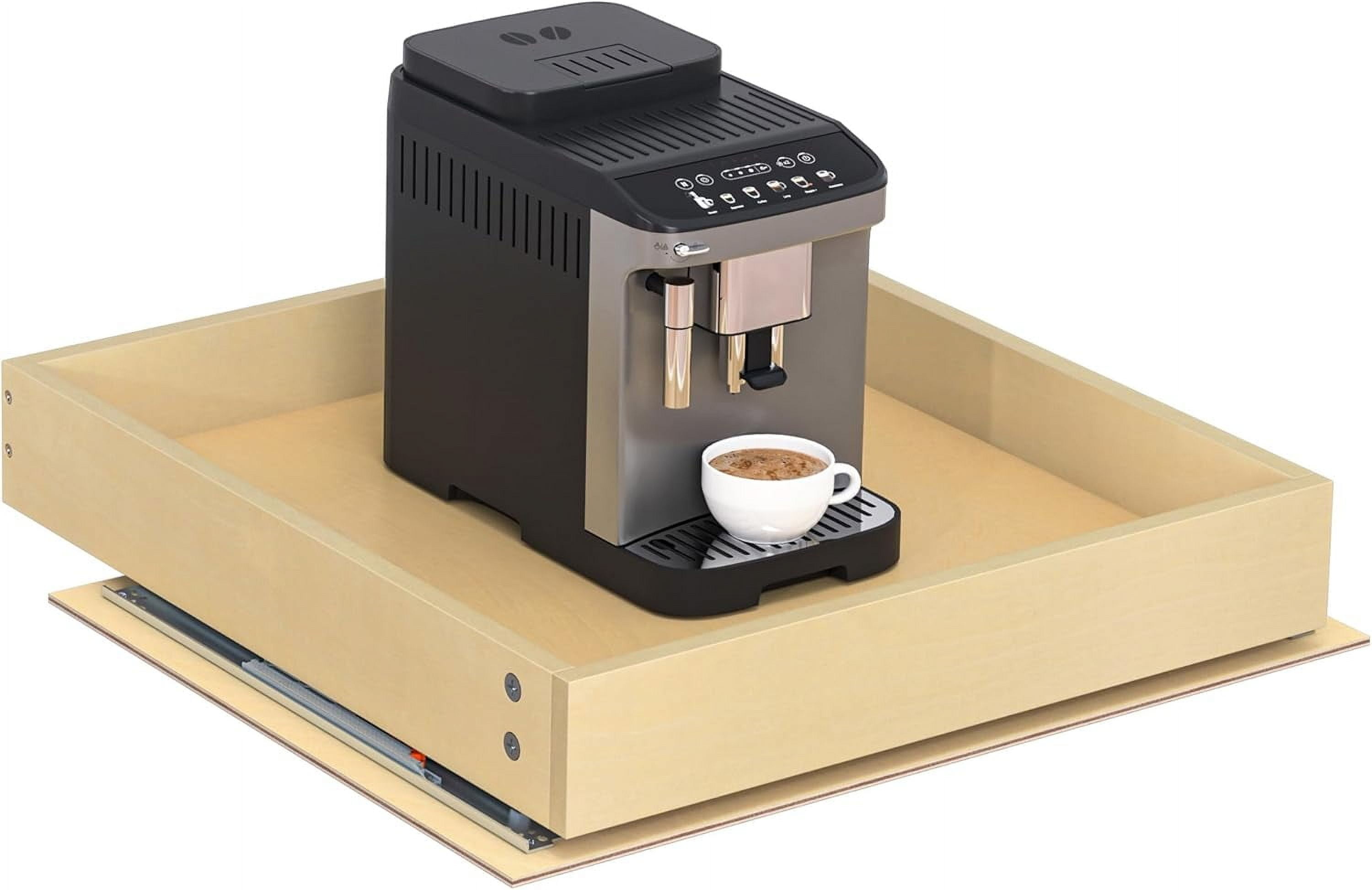 Soft Close Pull Out Cabinet Organizer, 20" W x 22" D Cabinet Roll Out ...