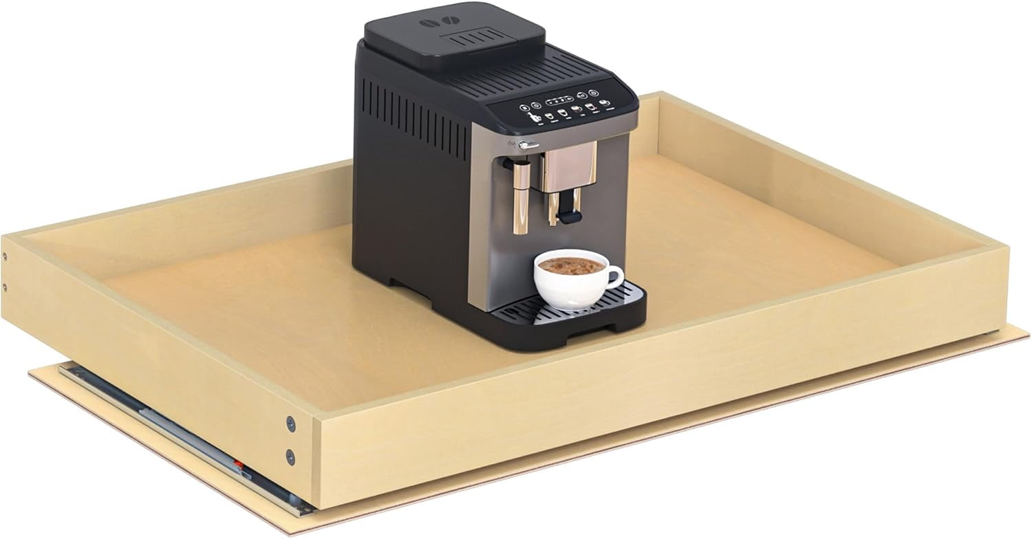 Soft Close Pull Out Cabinet Organizer, 32" W x 22" D Pull Out Drawer ...