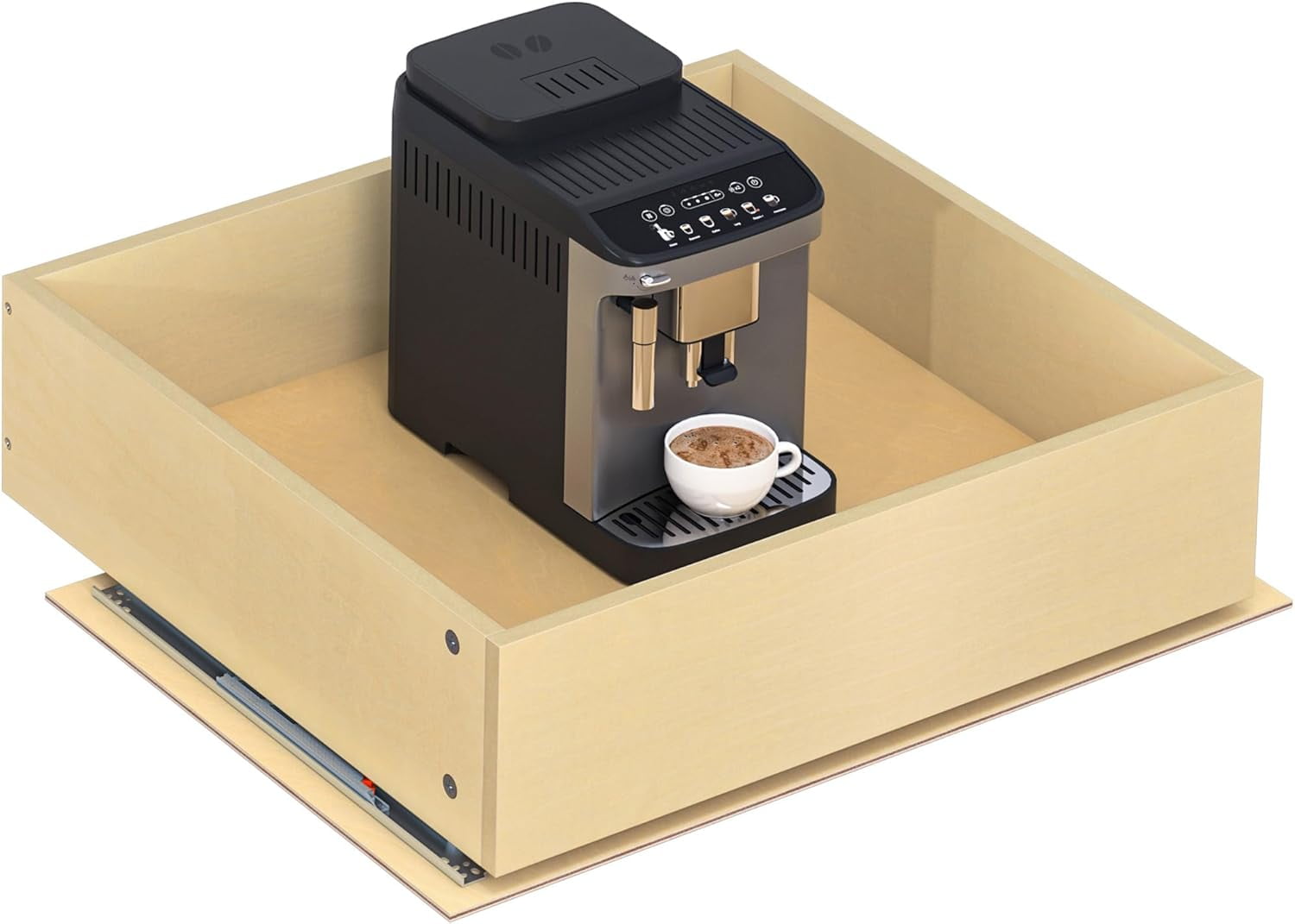 Soft Close Pull Out Drawers for Cabinets, 23" W x 22" D Pull Out ...