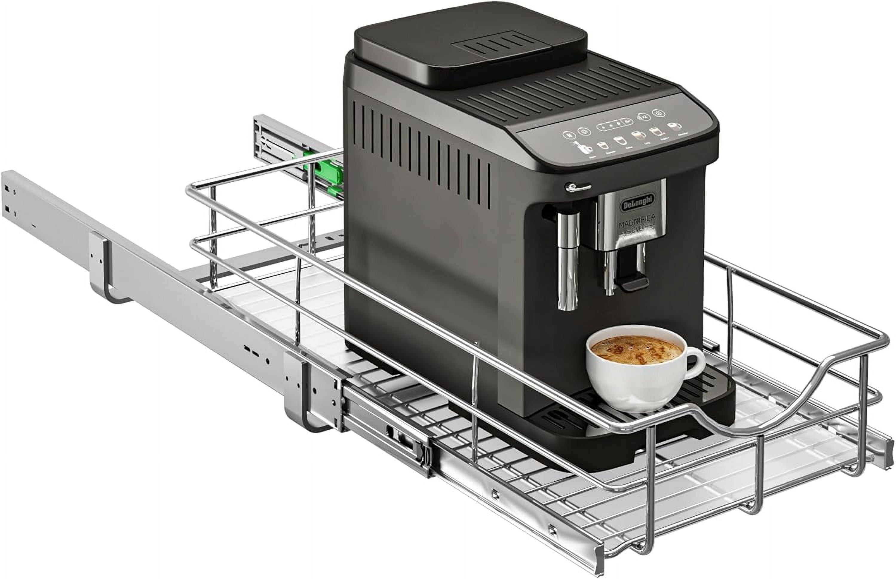 Soft Close Slide Out Cabinet Shelf, 11" W x 21" D Pull Out Drawers for ...