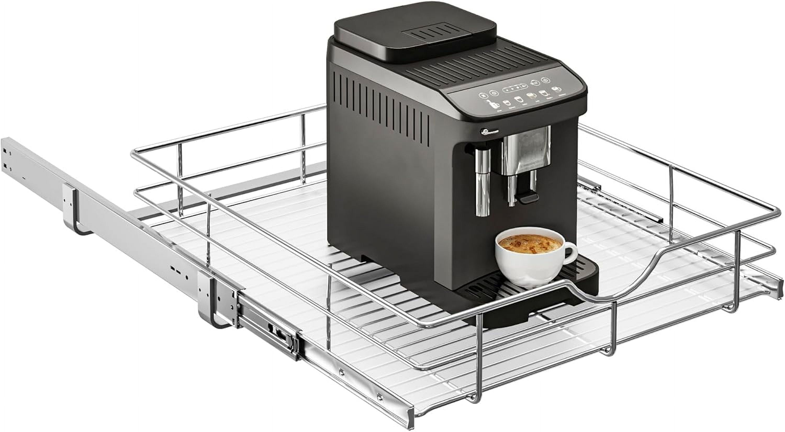 Soft Close Slide Out Cabinet Shelf, 23" W x 21" D Pull Out Drawers for ...